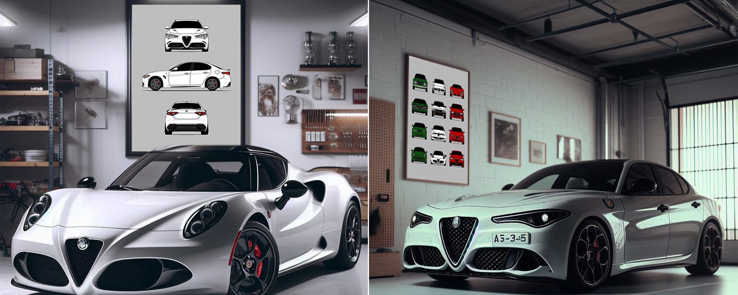Alfa Romeo – Custom Car Posters