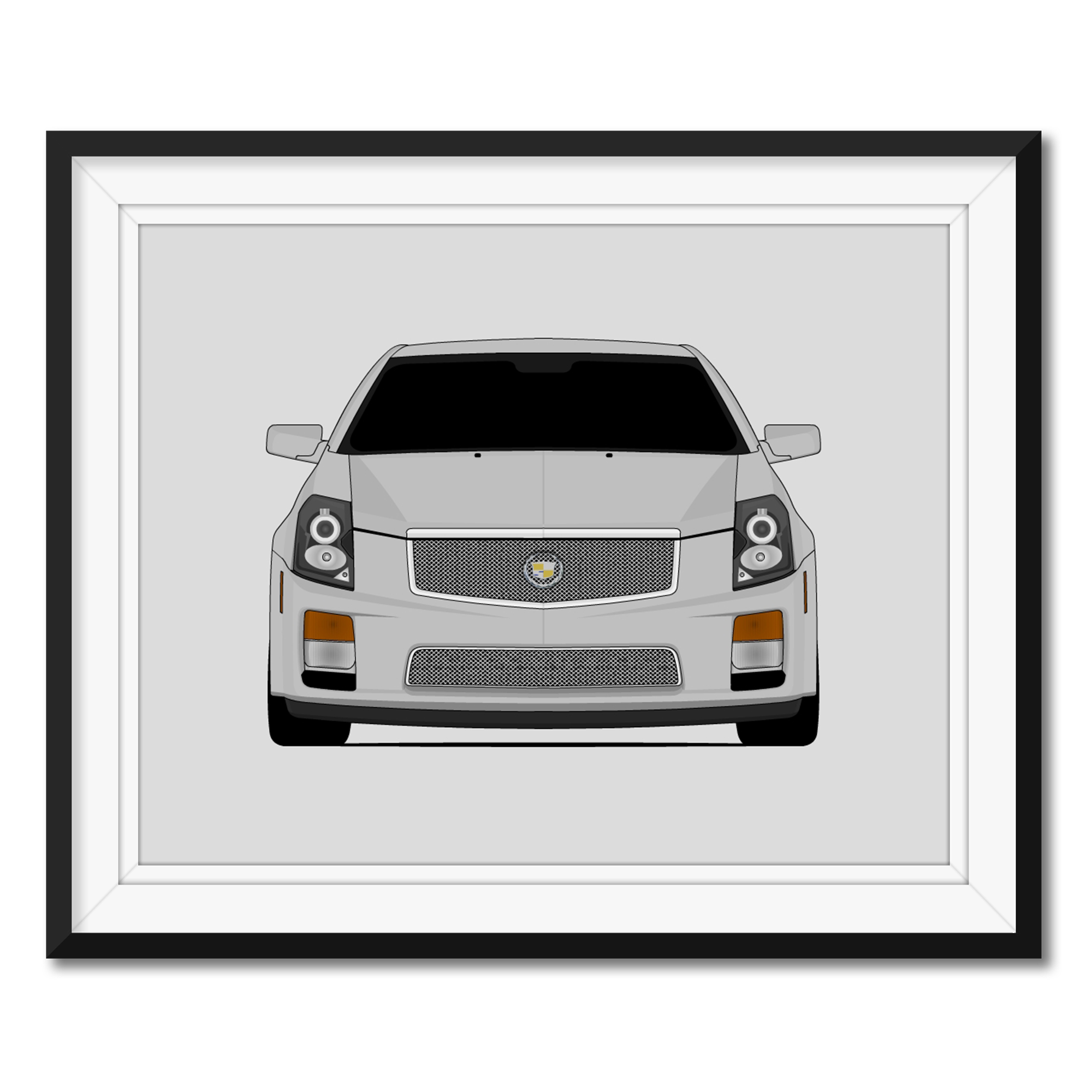 Cadillac CTS-V (2004-2007) Poster – Custom Car Posters