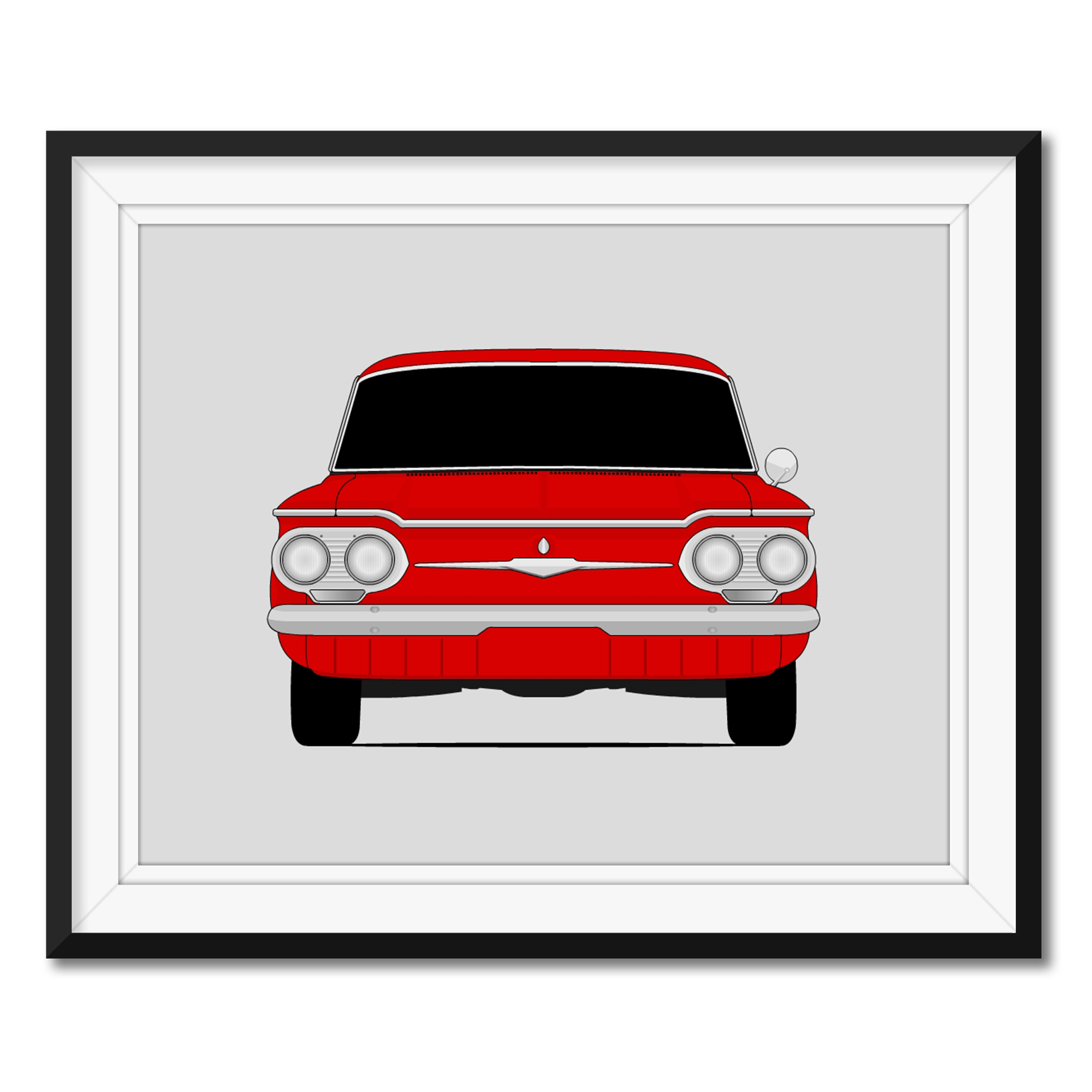 Chevy Corvair (1960-1962) Poster – Custom Car Posters