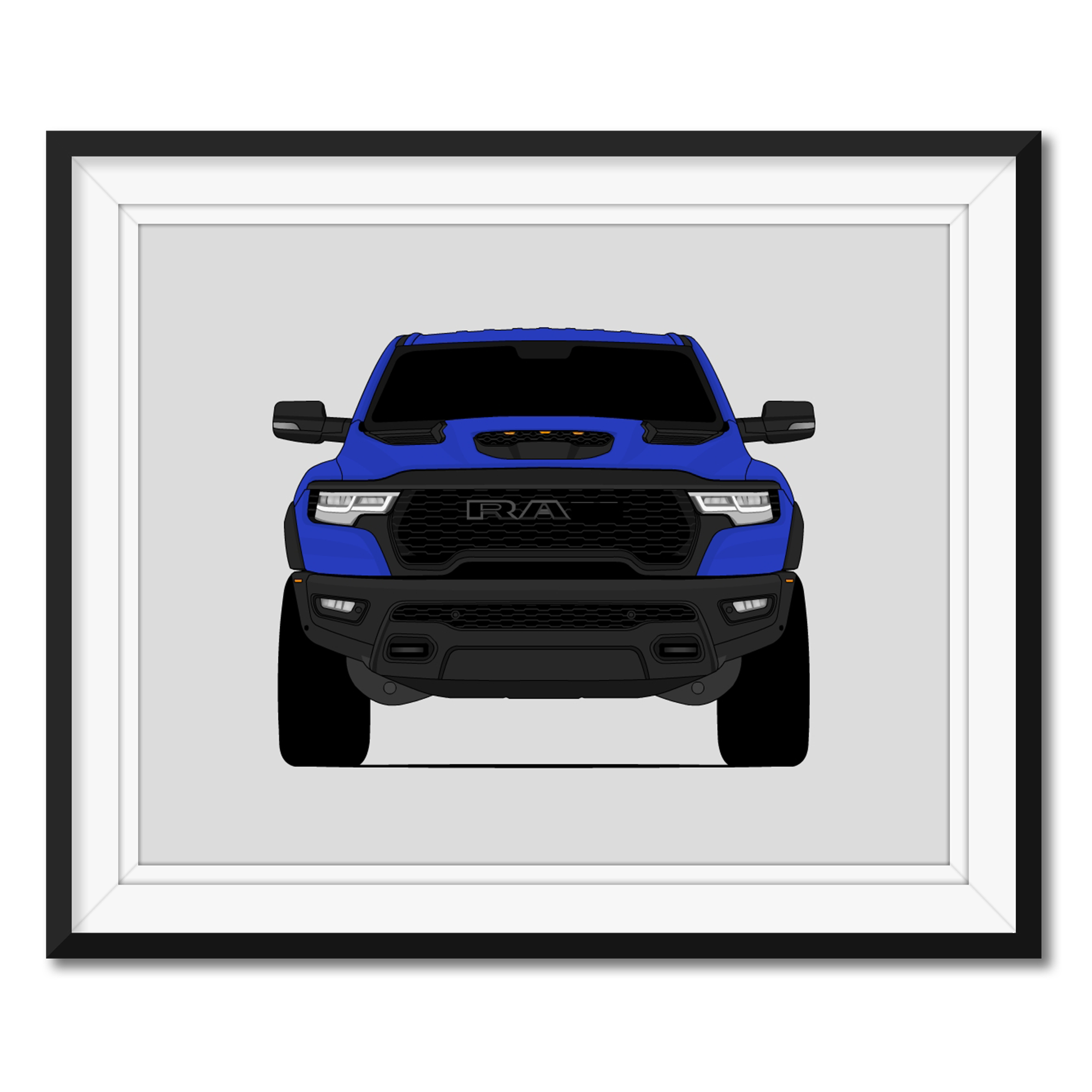 Dodge Ram RHO (2025-Present) Gen 5 Poster – Custom Car Posters