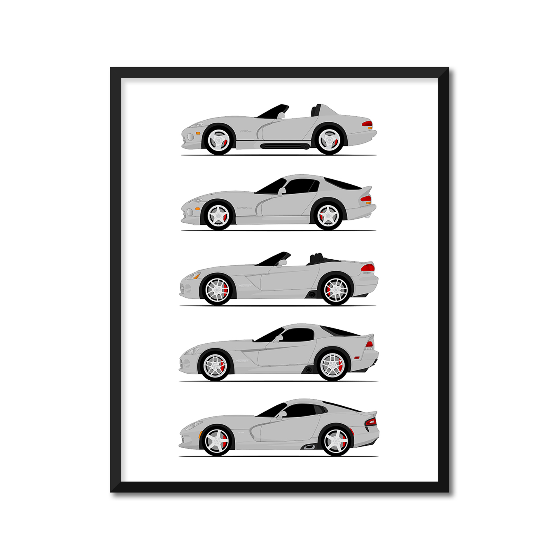 dodge viper logo evolution