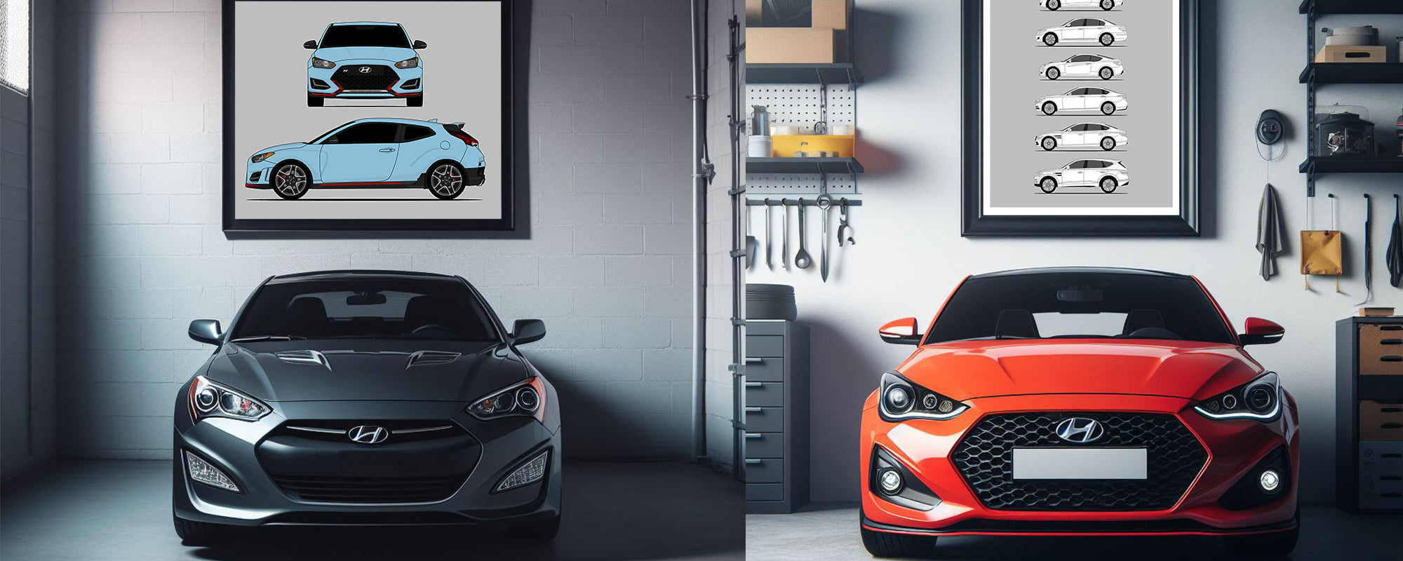 Hyundai – Custom Car Posters