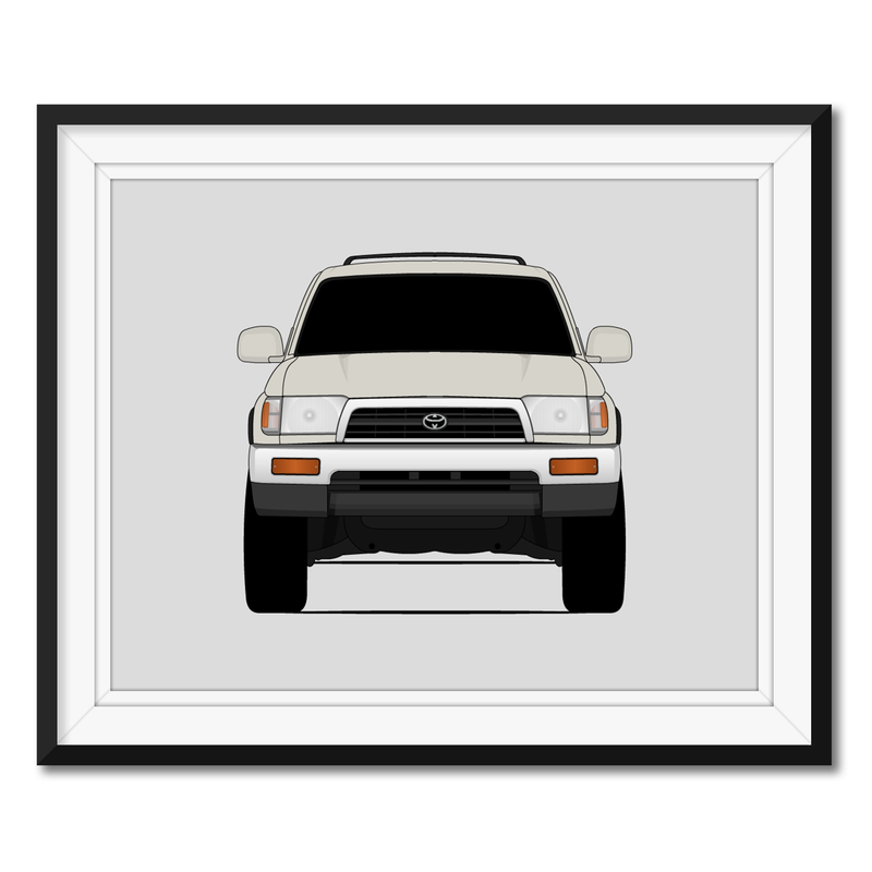 Toyota 4Runner (1996-2002) N180 3rd GEN Car Poster – Custom Car Posters