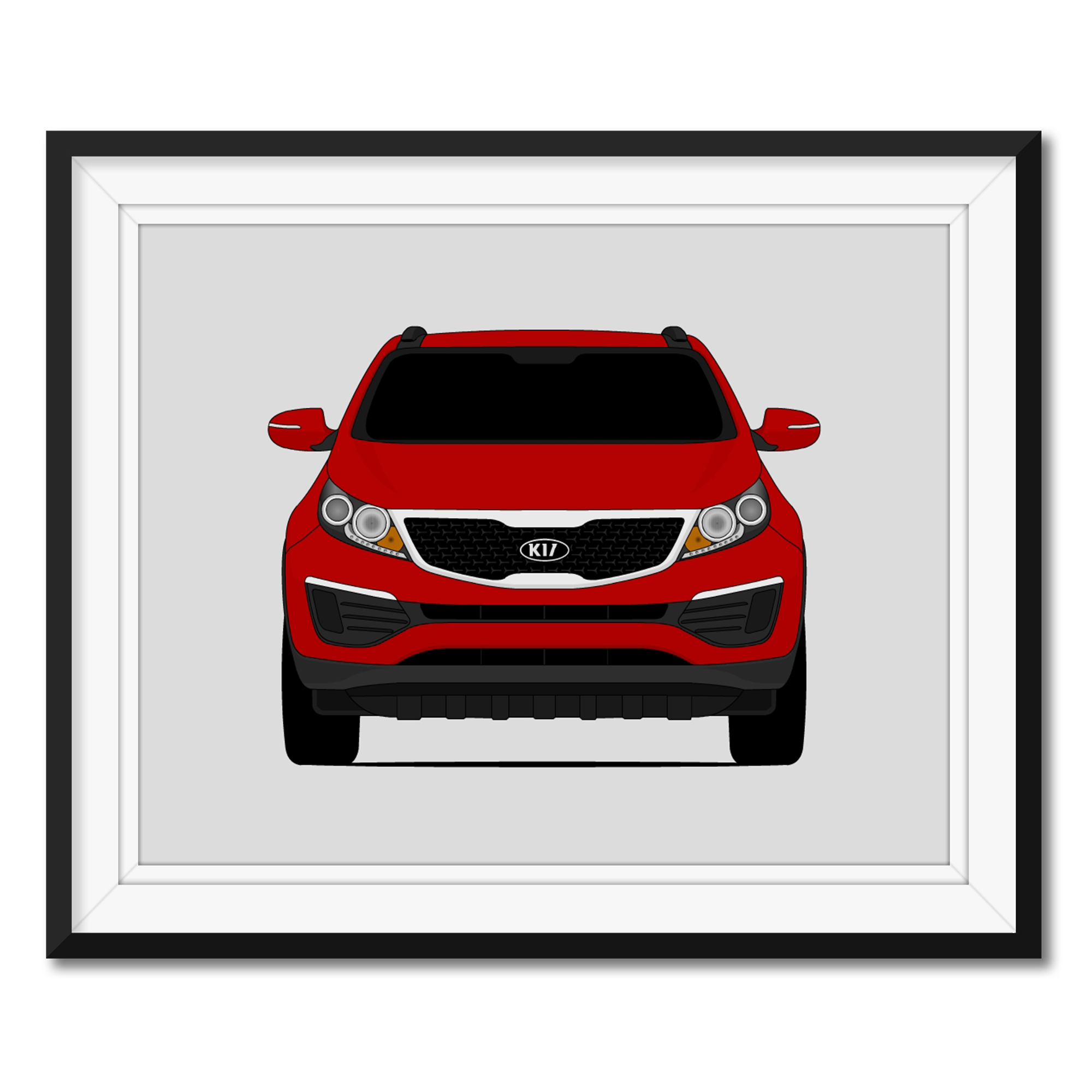 Kia Sportage (2011-2016) Poster – Custom Car Posters
