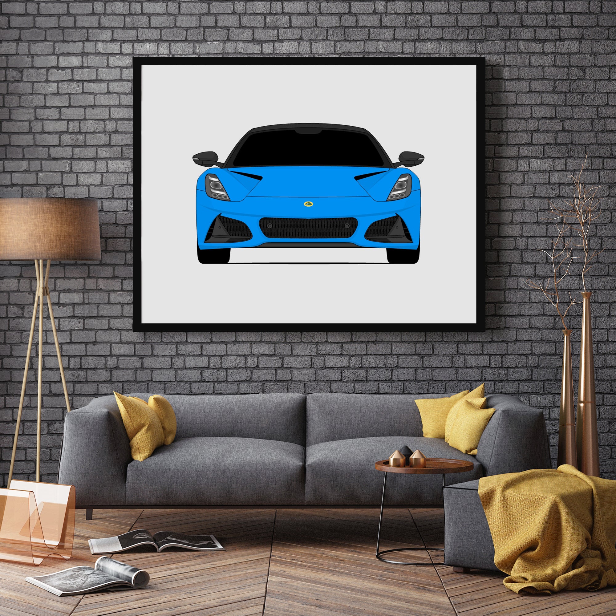 Lotus Emira (2022-Present) Car Poster – Custom Car Posters