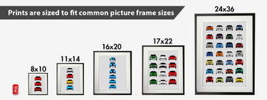 Car Nursery ABC Alphabet Car Poster – Custom Car Posters