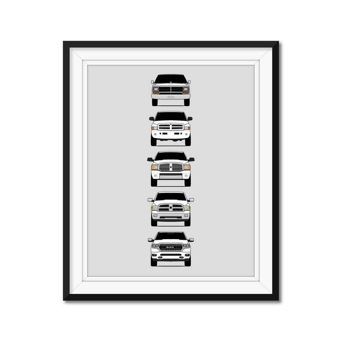 Dodge Ram Pickup Truck Generations History and Evolution – Custom Car ...