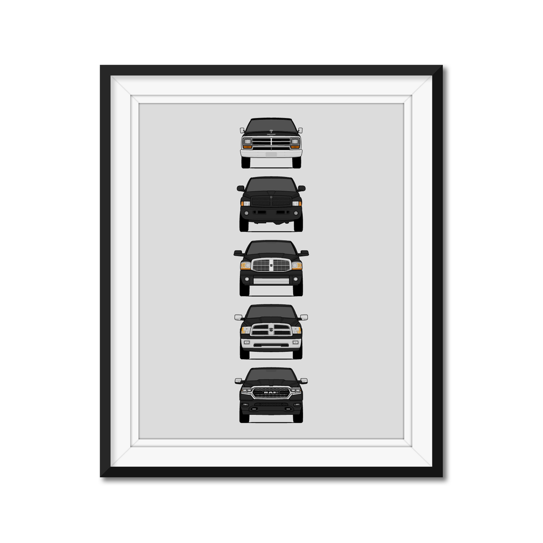 Dodge Ram Pickup Truck Generations History and Evolution – Custom Car ...