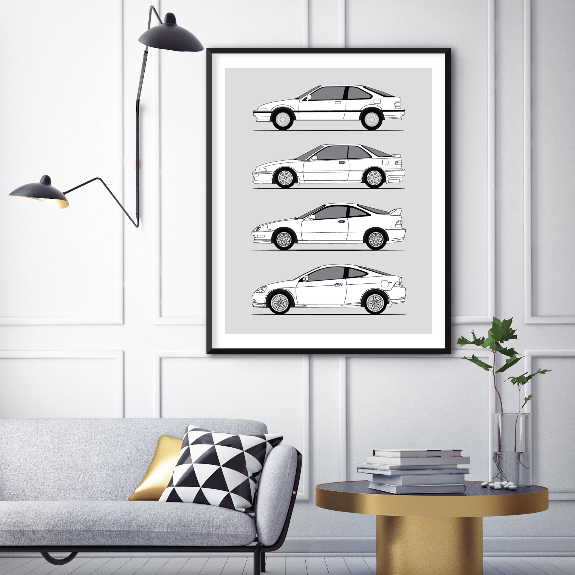 Honda Integra Generations (Side Profile) History and Evolution – Custom ...